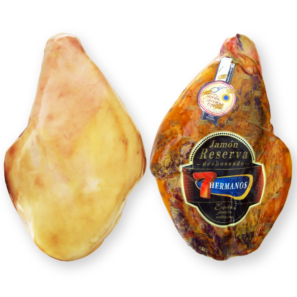 Jamón serrano gran reserva deshuesado sin piel | Carnicas 7 Hermanos